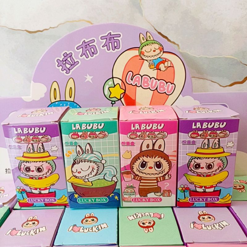 Jual GANTUNGAN KUNCI BLIND BOX LABUBU KARAKTER VIRAL | Shopee Indonesia