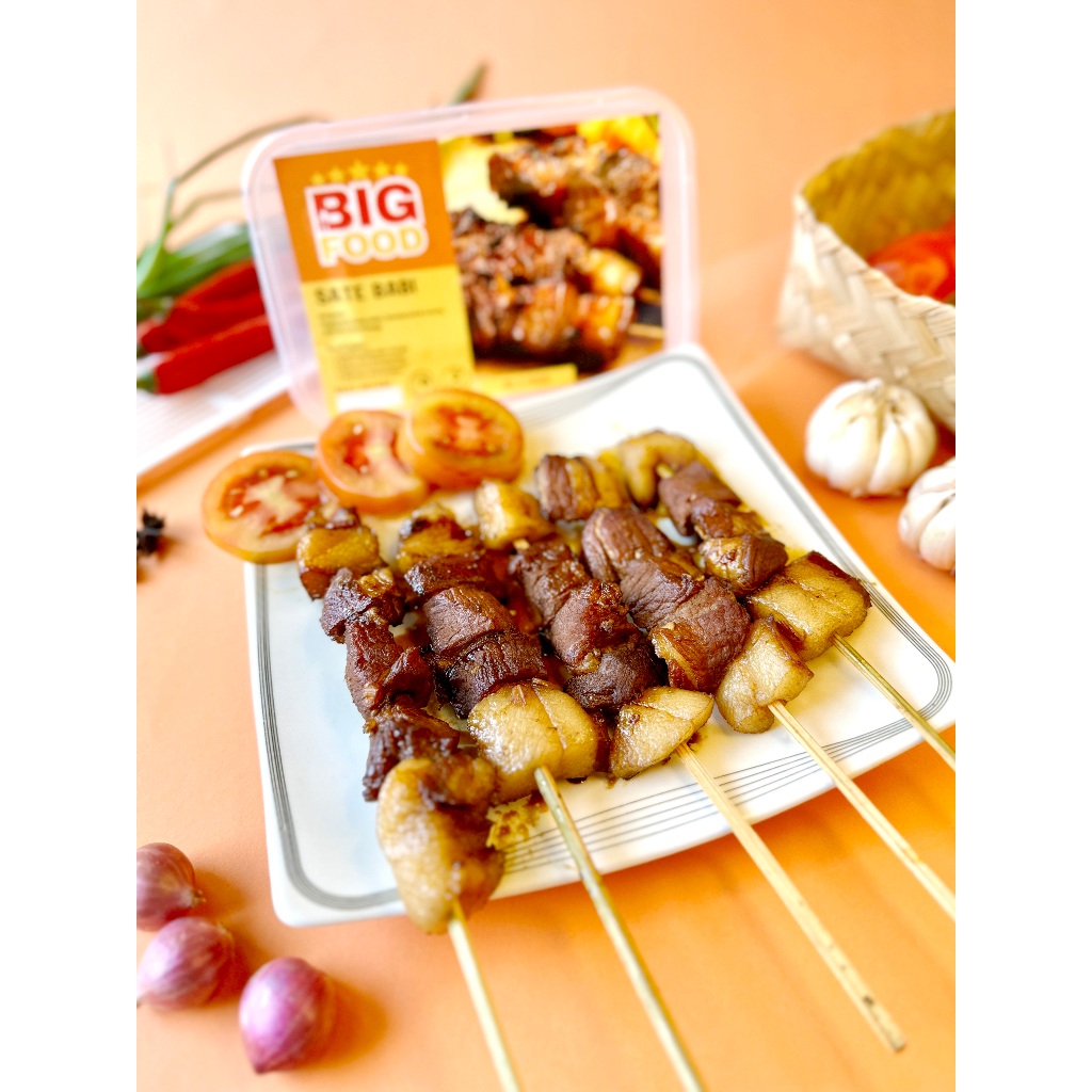 Jual Sate Babi Beku Pork Satay BIG Food Frozen Food Meals Bakar enak ...