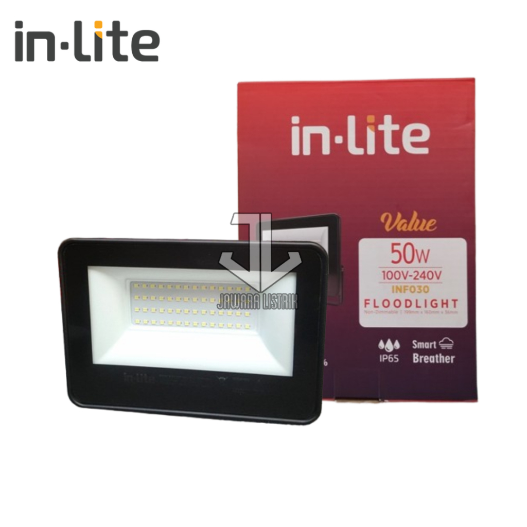 Jual IN-LITE INLITE FLOODLIGHT INF030 LAMPU SOROT LED VALUE 50 WATT GARANSI | Shopee Indonesia