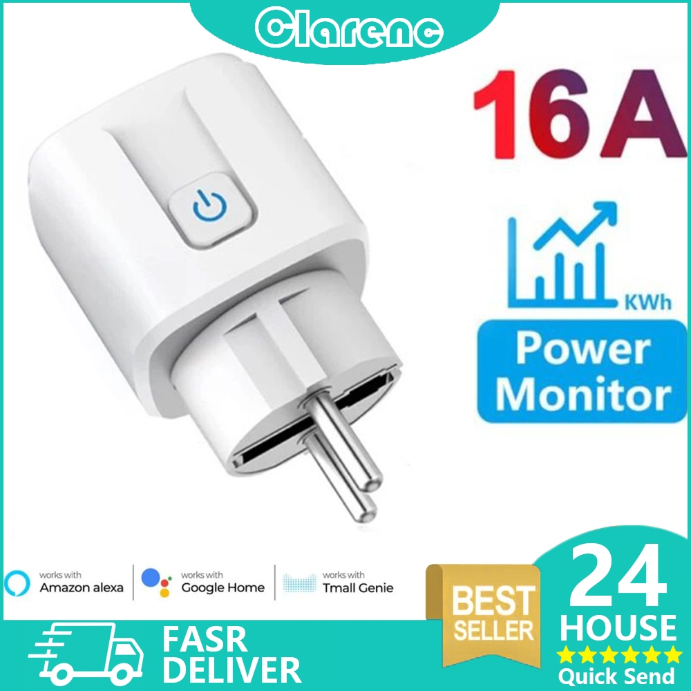 Jual Smart plug/wireless wifi socket 16a with colokan energy monitoring ...