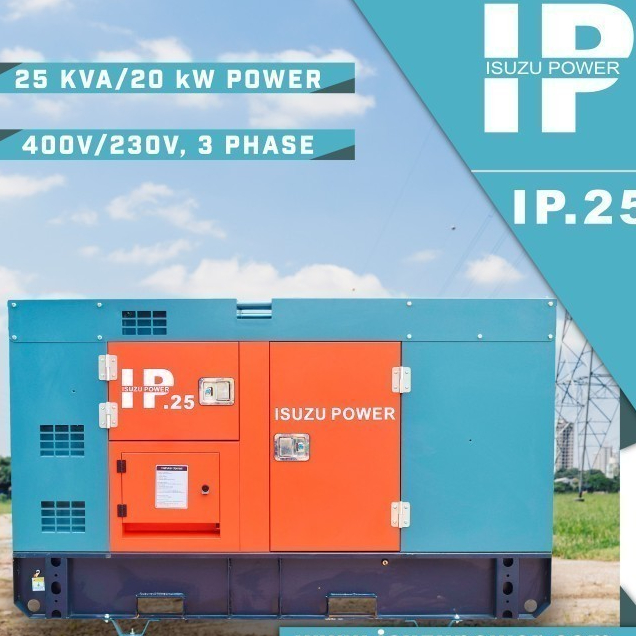 Jual Genset Isuzu 25 KVA Isuzu Japan Technology / Genset 25 KVA 3 Phase | Shopee Indonesia