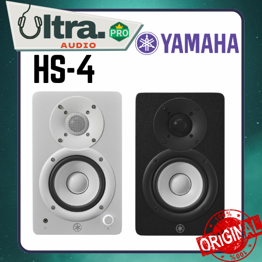 Jual ORIGINAL 100% YAMAHA HS 4 / HS-4 / HS4 SPEAKER MONITOR (HARGA 1SET ...