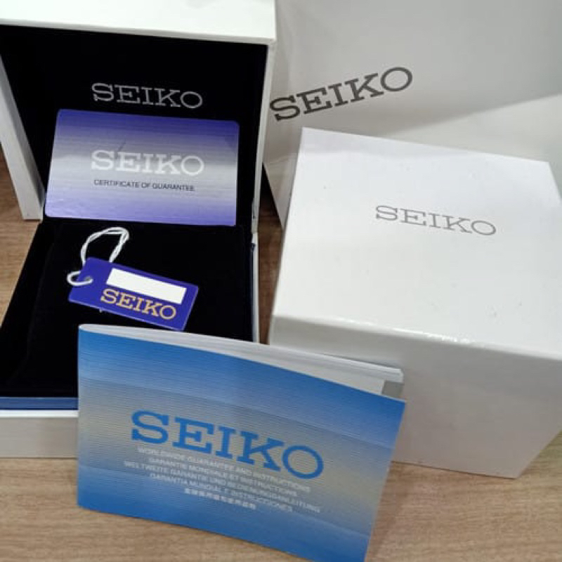 Jual Box Kotak Jam Tangan Seiko Original PROMO FULL SET | Shopee Indonesia