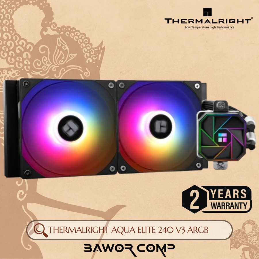 Jual THERMALRIGHT AQUA ELITE 240 V3 ARGB 240mm | AIO CPU Liquid Water ...