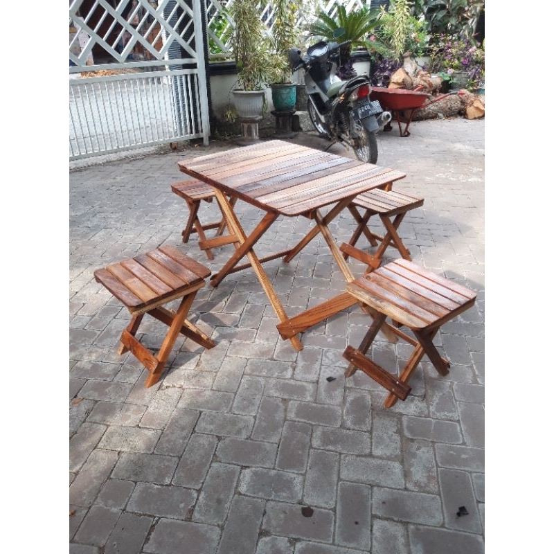 Jual Meja Kursi Cafe/Meja Warkop/Meja dapur/ | Shopee Indonesia