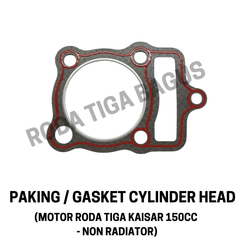 Jual Paking / Gasket Cylinder Head - motor roda tiga Kaisar 150cc Non Radiator | Shopee Indonesia