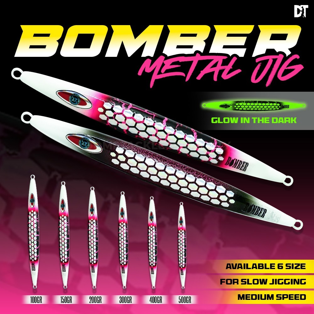Jual Bomber Metal Jig Umpan Pancing Jigging 100 150 200 300 400 500 ...