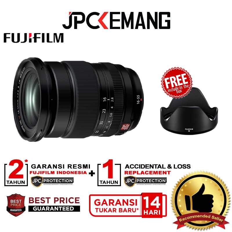 Jual Fujifilm XF 16-55mm f2.8 R LM WR II Lens Fuji XF16-55mm f/2.8 Fujinon XF 16-55 mm GARANSI ...