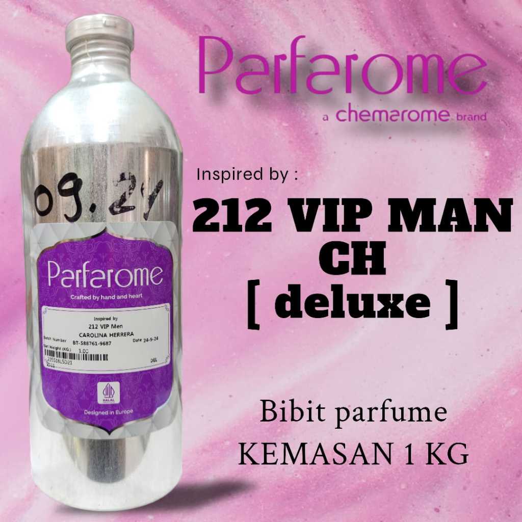 Jual Parfarome Deluxe - CH. 212 VIP MAN | Bibit parfume murni segel ...