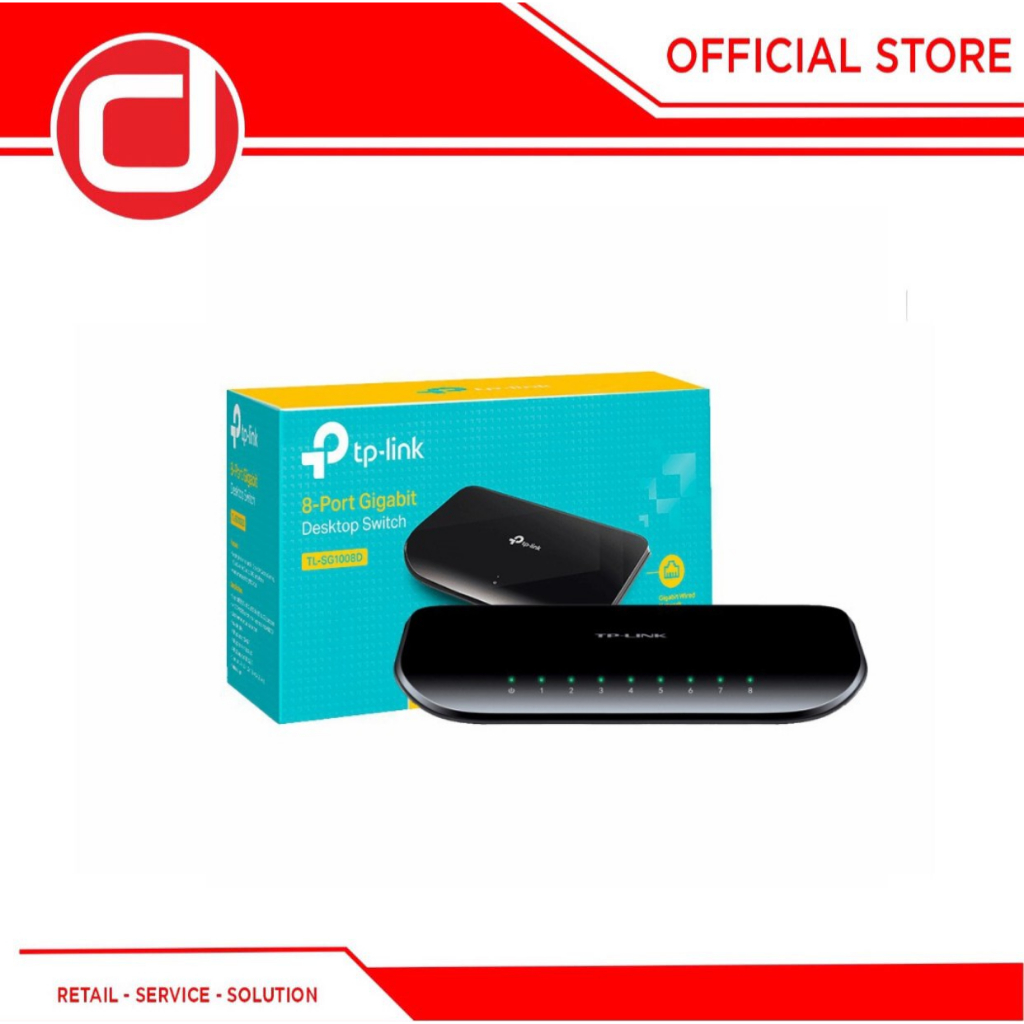 Jual TP-Link SG1008D 8-Port Gigabit Desktop Switch | Shopee Indonesia
