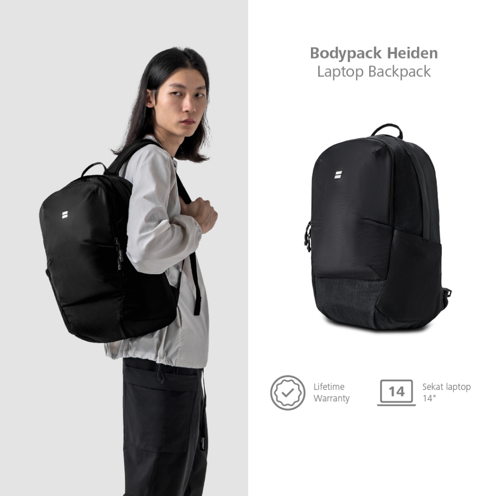 Jual Bodypack Heiden Daypack 14 Inch Tas Ransel Kuliah Sekolah Travel ...