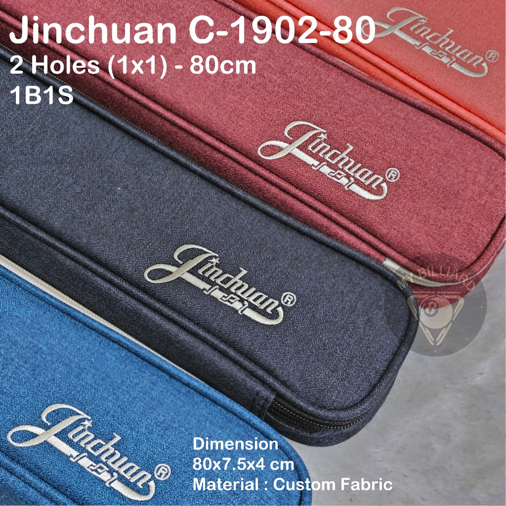 Jual JINCHUAN C-1902 1x1 Soft Cue Case 80cm - Tas Stick Billiard ...