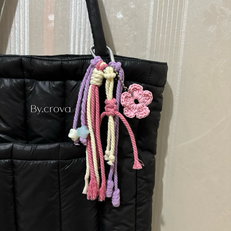 Jual BY.CROVA Bag Charm Macrame/Gantungan Tas Aesthetic | Shopee Indonesia
