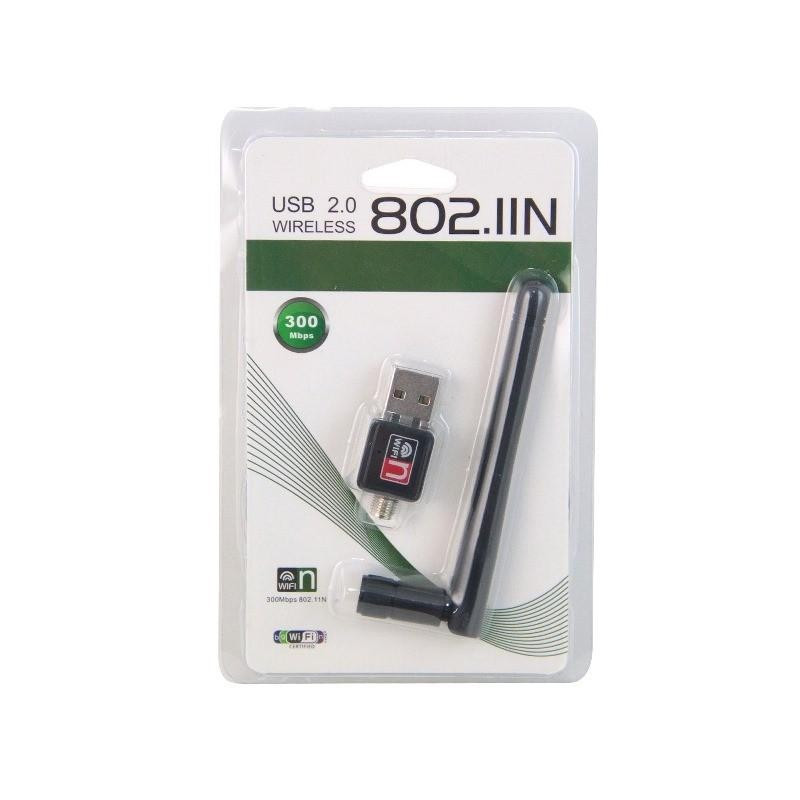 Jual USB WiFi 300Mbps + ANTENA Wireless Adapter 802.11N 300Mbps antena | Shopee Indonesia