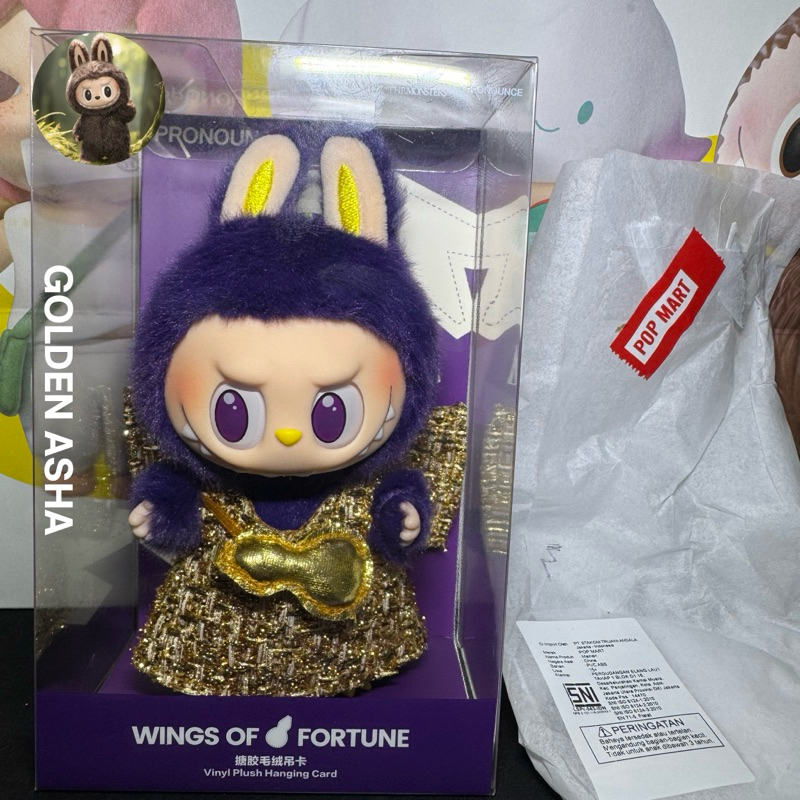 Jual Labubu X Pronounce Wings Of Fortune Vinyl Plush Hanging Card ...