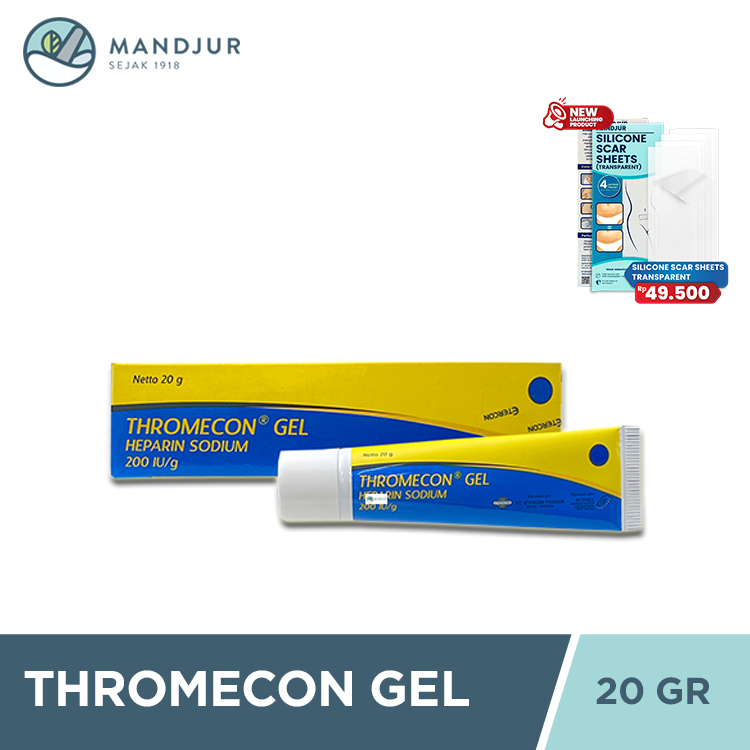 Jual Thromecon Gel 20 g - Meredakan Lebam dan Luka Memar | Shopee Indonesia
