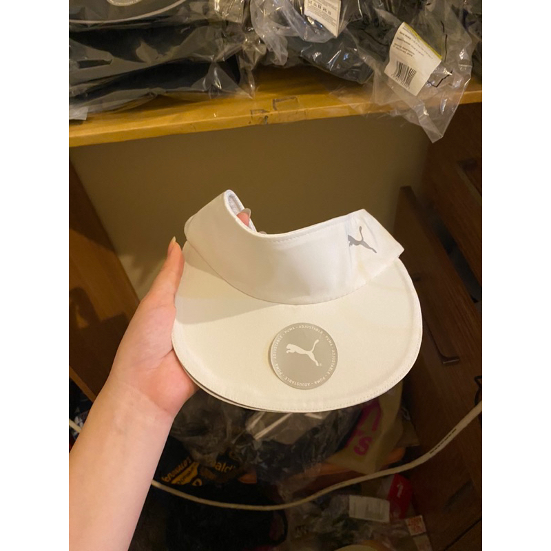 Jual PUMA ORIGINAL Running Visor Cap/Topi Olahraga Putih | Shopee Indonesia