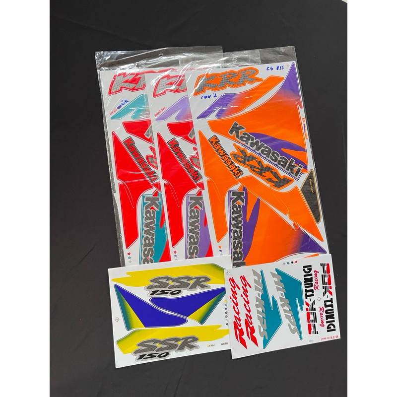 Jual striping kawasaki ninja ssr krr 1997 Se 150 kodak paper original ...