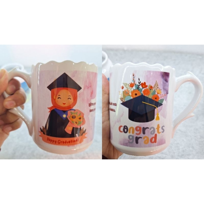 Jual Mug Wisuda,graduation,Perpisahan Custom(free design&box)Kilat ...
