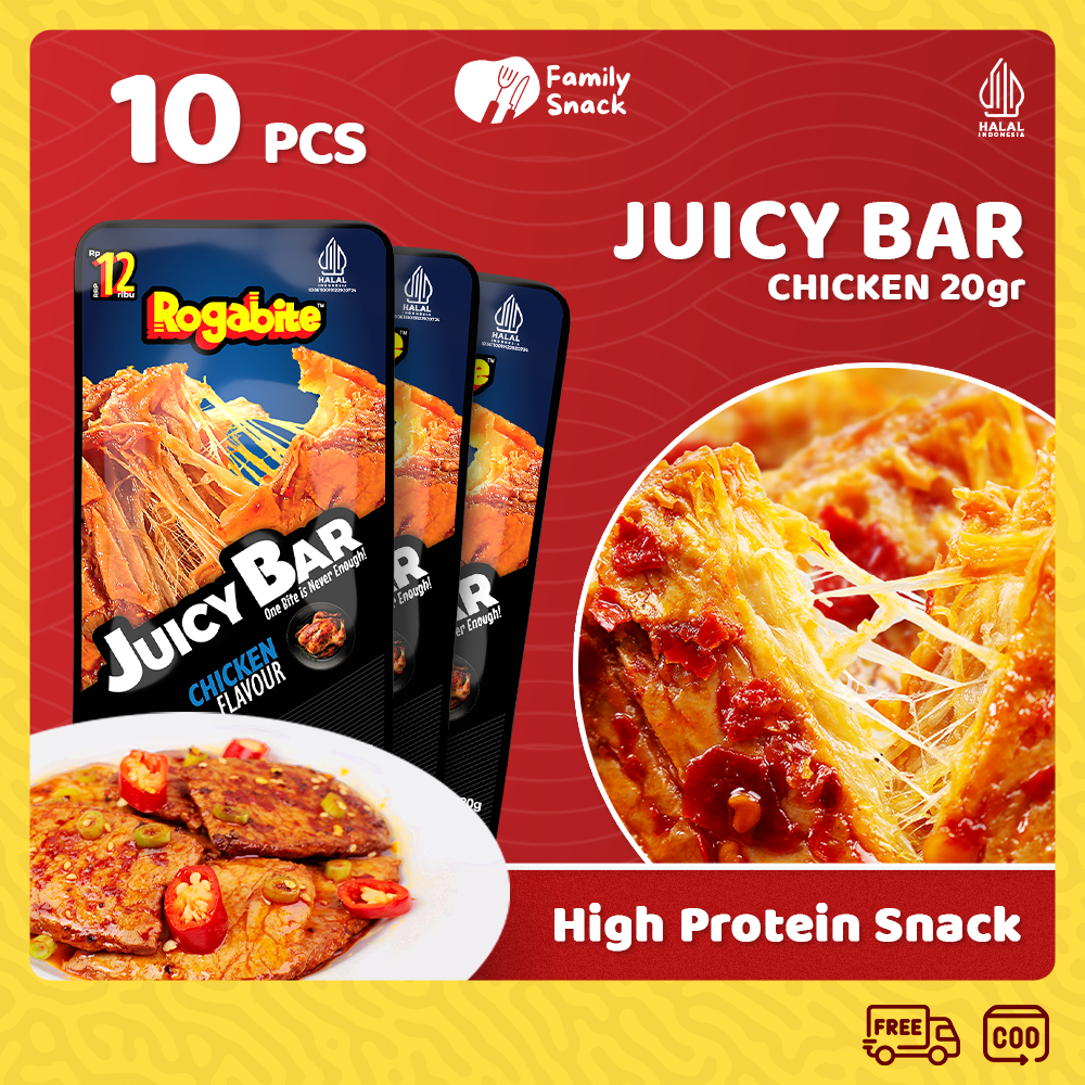 Jual Family Snack - [HALAL] [10PCS] Juicy Bar Camilan Snack High ...