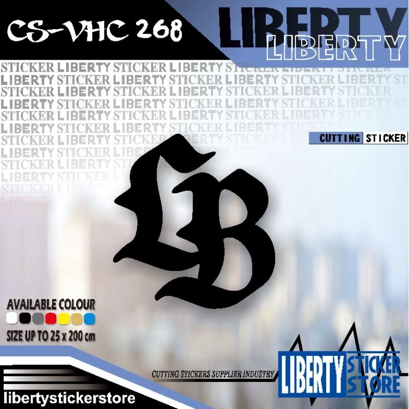 Jual LB cutting sticker | LB cutting stiker | cutting sticker liberty ...
