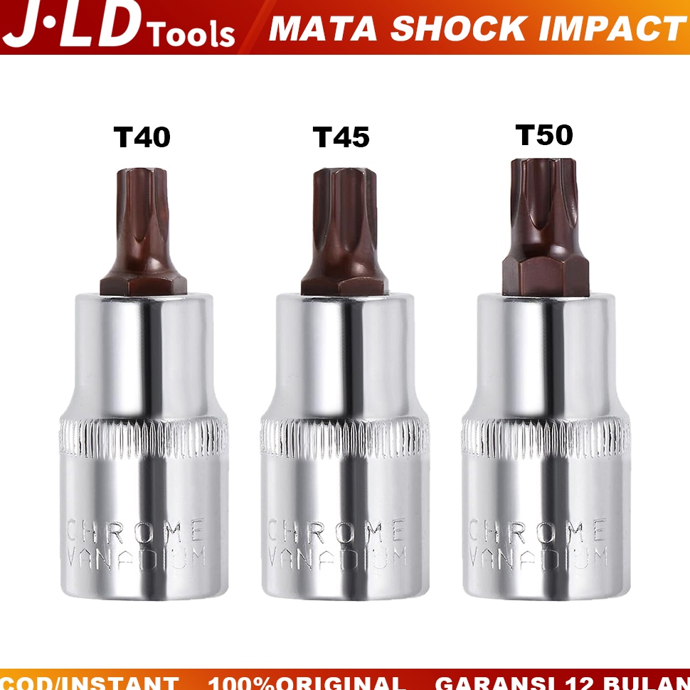 Jual Instan JLD 12 Mata Kunci Shock Bintang T4 T45 T5 Mata hexagonal ...