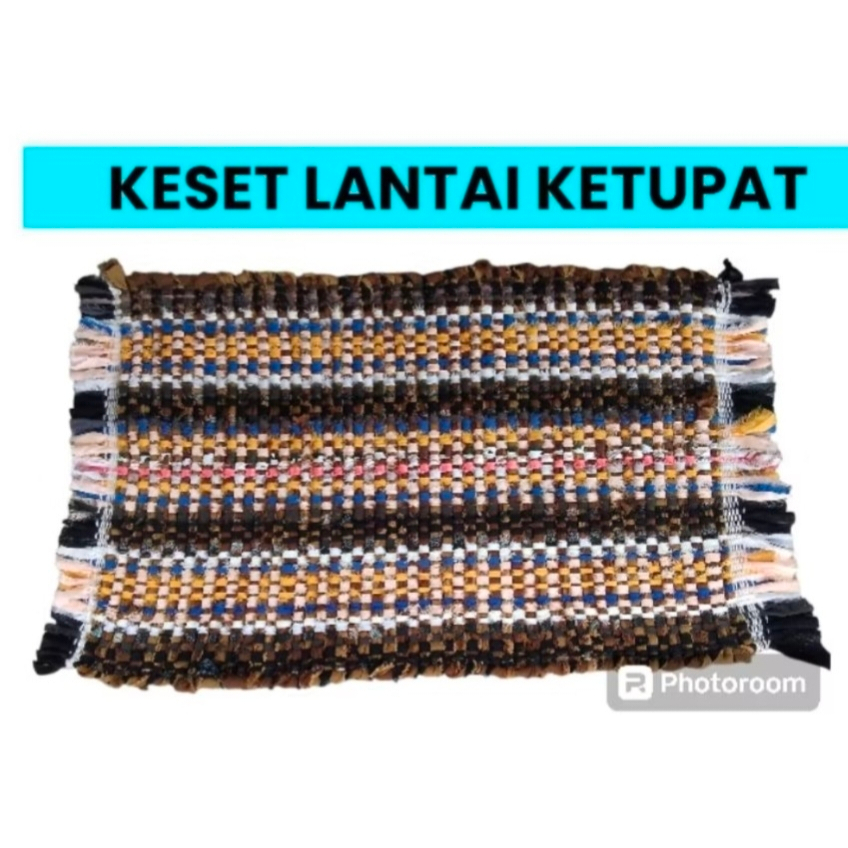 Jual KESET KAKI MOTIF KETUPAT JUMBO 60X40 | Shopee Indonesia