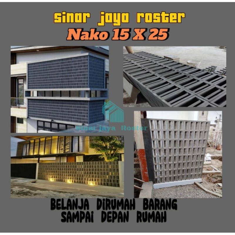 Jual roster beton minimalia nako 15X25 | Shopee Indonesia