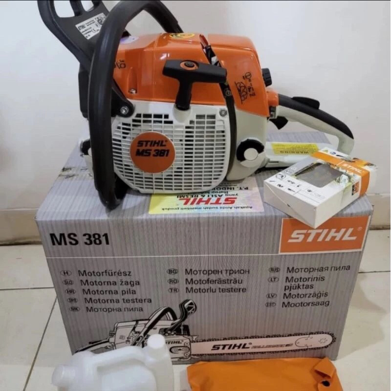 Jual chainsaw STIHL MS-381/ mesin senso Stihl ms-381/ mesin pemotong kayu Stihl MS-381 | Shopee ...