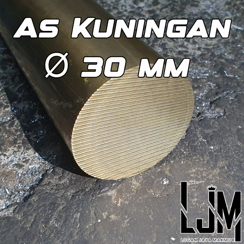 Jual 30 As Kuningan Diameter 30 mm Harga panjang 1 CM - 10 CM | Shopee ...