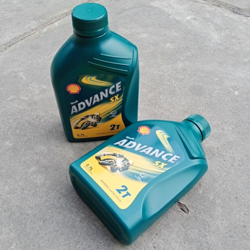 Jual OLI OIL SAMPING 2T SHELL ADVANCE SX 700ML ORIGINAL | Shopee Indonesia
