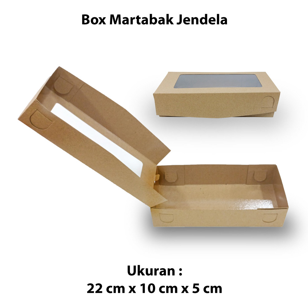 Jual Box Martabak-Kotak Martabak-Dus Martabak- KRAFTCOKLAT - 22x10x5cm ...