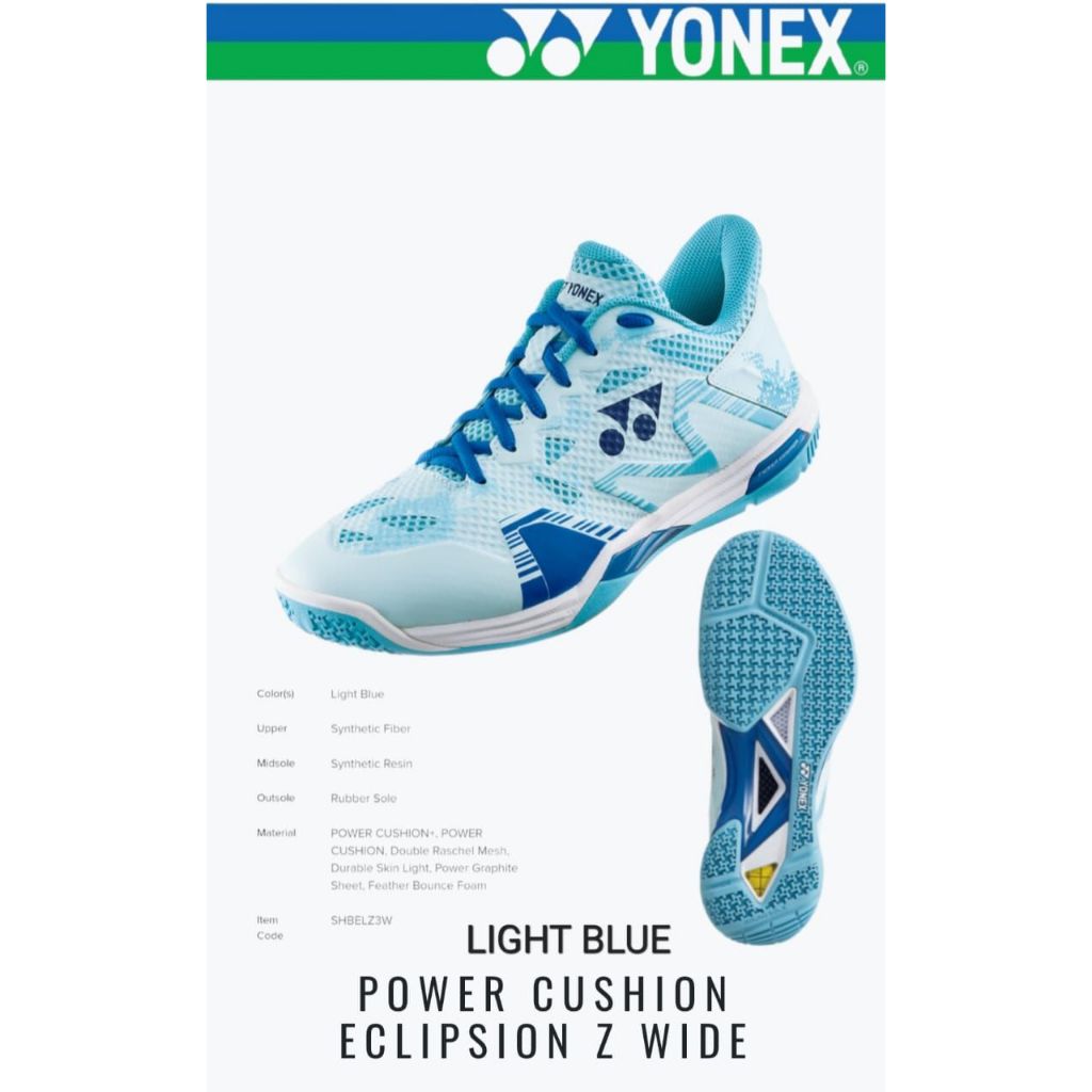 Jual Sepatu Badminton Yonex SHB Power Cushion Eclipsion Z Wide Original | Shopee Indonesia