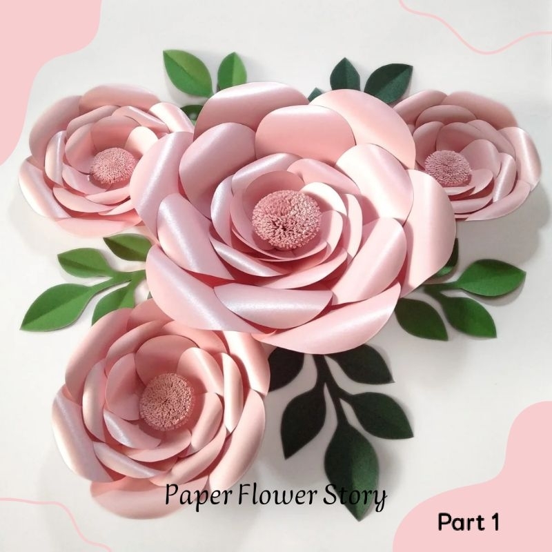 Jual Paper Flower Dekorasi Backdrop Photo Booth Hiasan dinding panggung ...