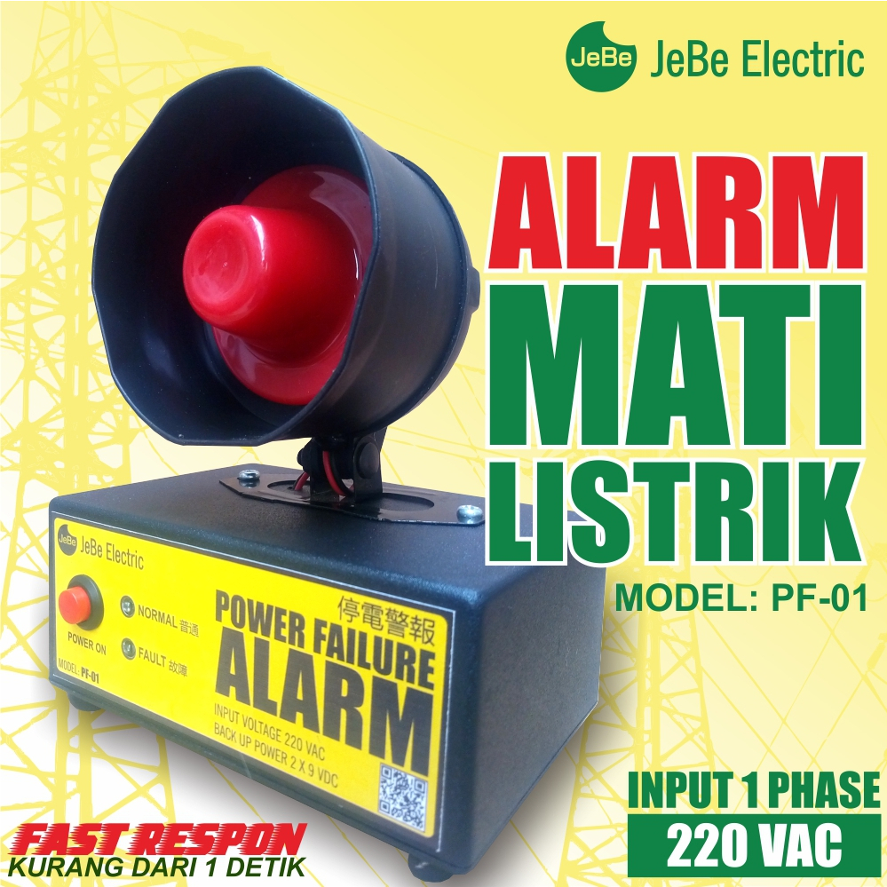 Jual Alarm mati listrik_Alarm listrik PLN padam_alarm mati lampu_power ...