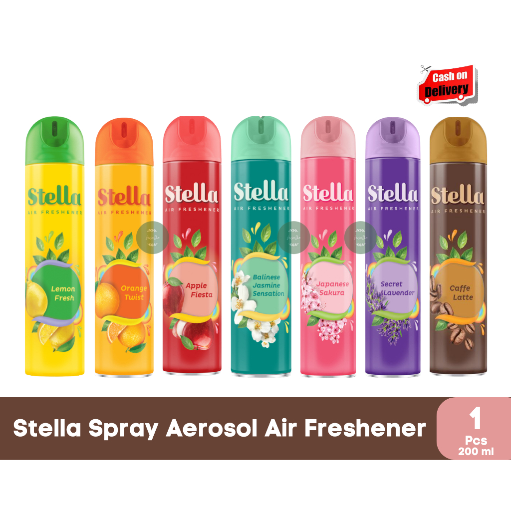 Jual Stella Aerosol Spray 200 ml - Pengharum Ruangan Semprot | Shopee ...