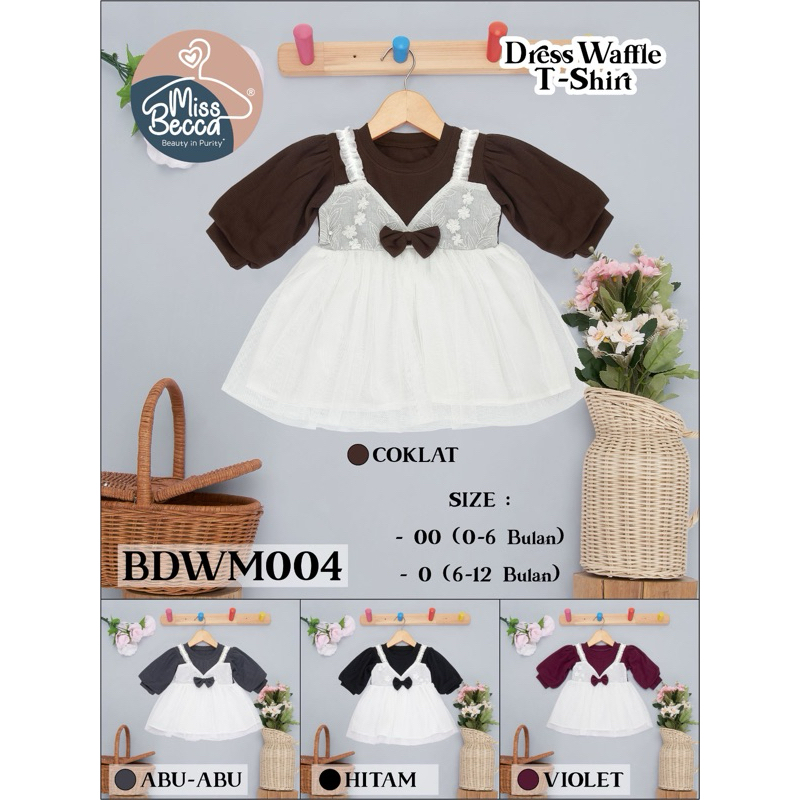 Jual Miss Becca Dress Waffle Baby | Shopee Indonesia