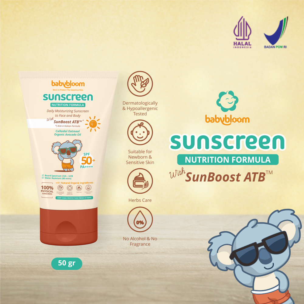Jual BabyBloom Physical Sunscreen Anak & Bayi SPF 50+ (PA++++) 50 gr ...