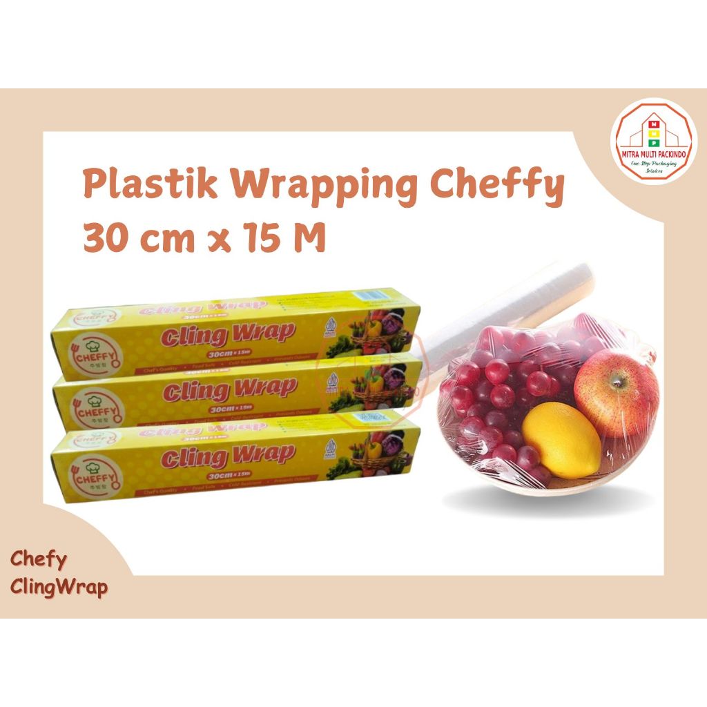 Jual Plastik Cling Wrapp uk 30 cm x 15 M | Plastik Wrapping | Wrapping ...