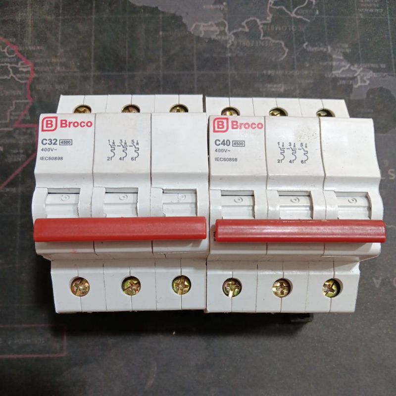 Jual Broco MCB 3 Phase 32A dan 40A | Shopee Indonesia