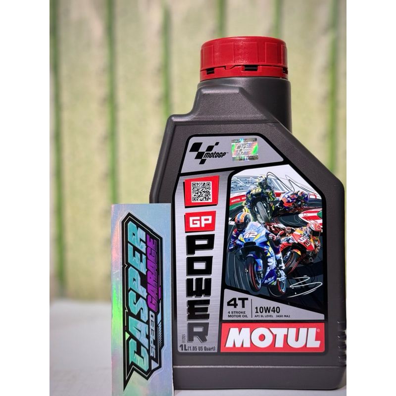 Jual MOTUL GP POWER 4T (10W-40 1000ml) 1 Liter OLI MOTOR 4T | Shopee Indonesia