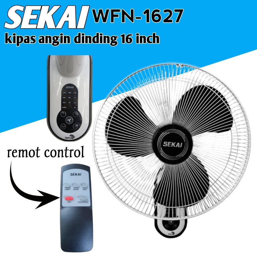 Jual Sekai Kipas Angin Dinding WFN 16 inch WFN 1626 - WFN 1627 Taifun ...