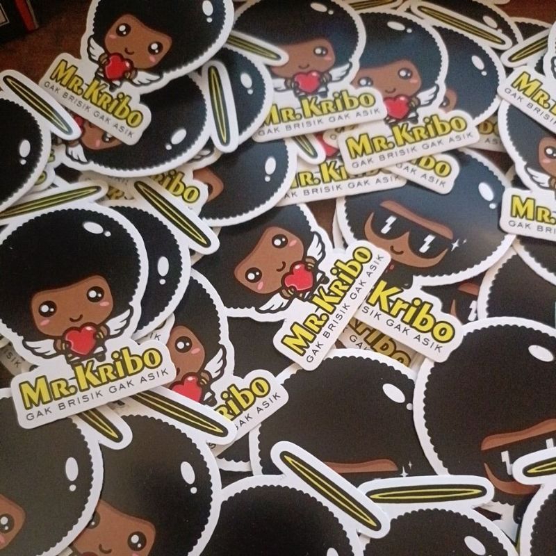 Jual Sticker/Stiker Label Pot Cream Rakyat Jelata bahan terbaik 2 Biji ...