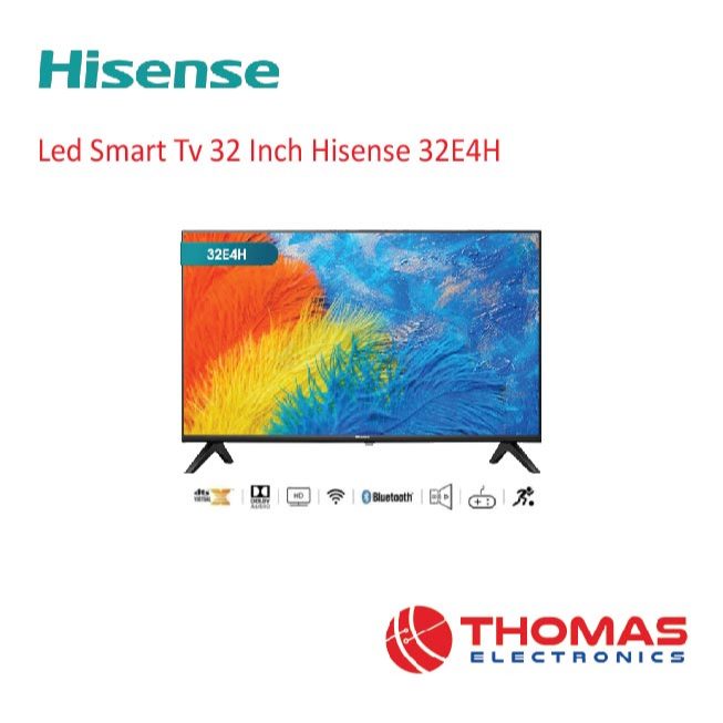 Jual Smart Led Tv 32 Inch Hisense 32E4H 32 E 4H Dual Band Wifi Garansi ...