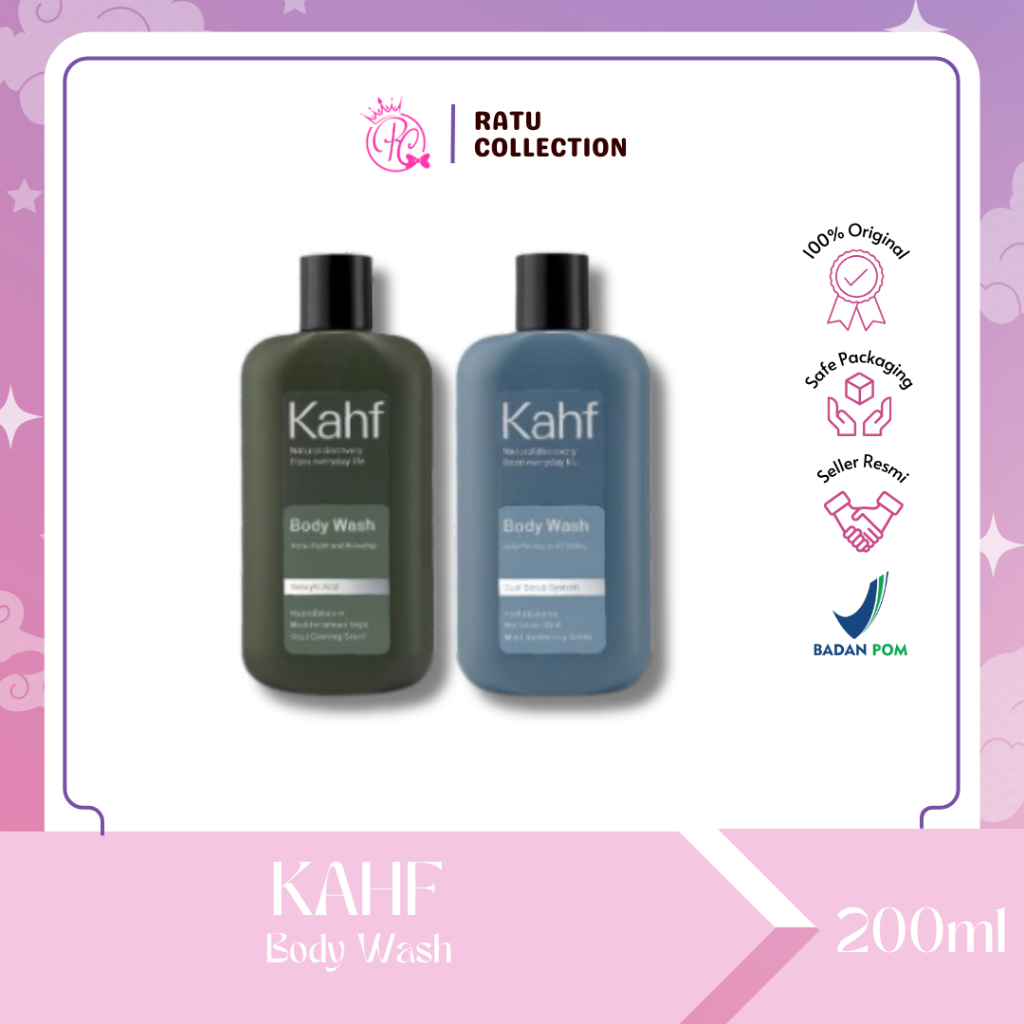 Jual KAHF Kahf Brightening and Cooling Body Wash & Kahf Acne Fight and ...