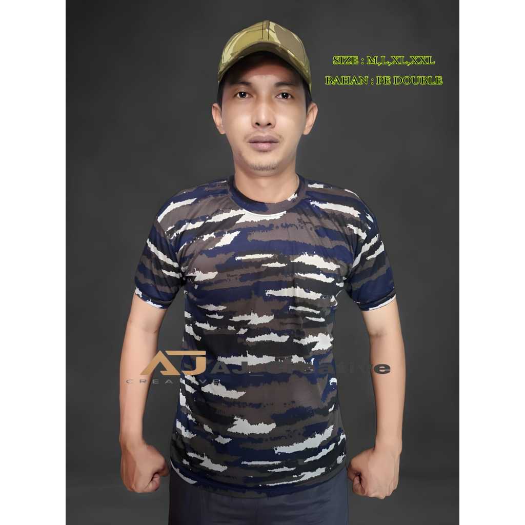 Jual KAOS LORENG ARMY DRYFIT TNI AL | BAJU KAOS LORENG OBLONG HARIAN ...