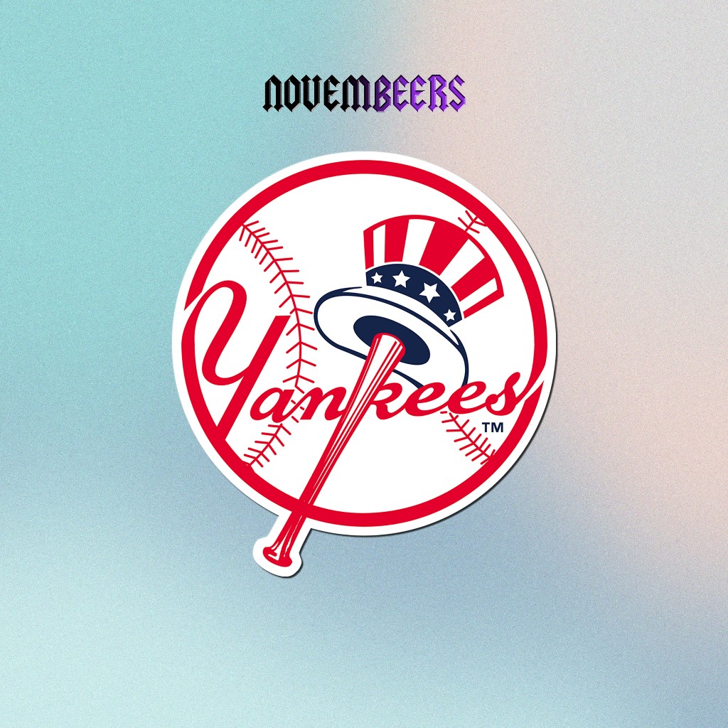 Jual Stiker Vinyl New York Yankees Sticker Vinyl Glossy MLB Baseball ...