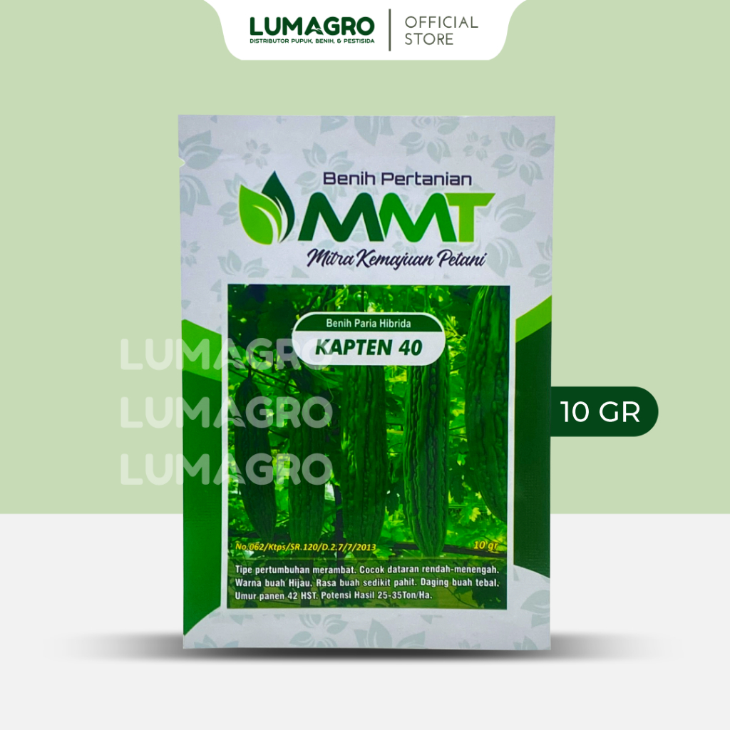Jual Benih Pare Kapten 40 Kemasan 10gr Bibit Paria Hibrida Hijau Tahan ...