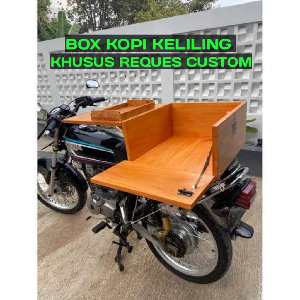 Jual Box kopi keliling bahan kayu KHUSUS REQUES CUSTOM bahan kayu ...