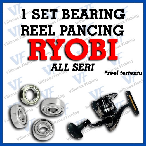 Jual BEARING REEL SET RYOBI ALL SERI MINI BEARING PANCING SPARE PART ...